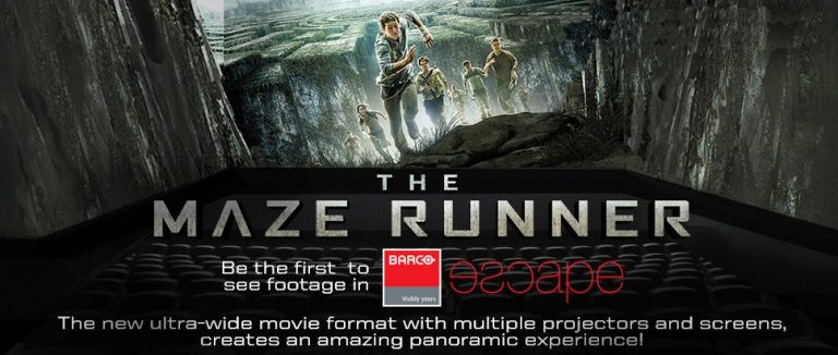 Barco Escape Gets First Real World Test With "Maze Runner" - Celluloid ...