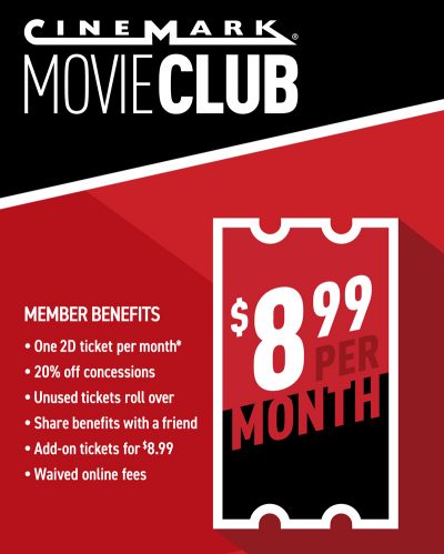 Cinemark Movie Club Reaches 500,000 Members Milestone with More Than ...