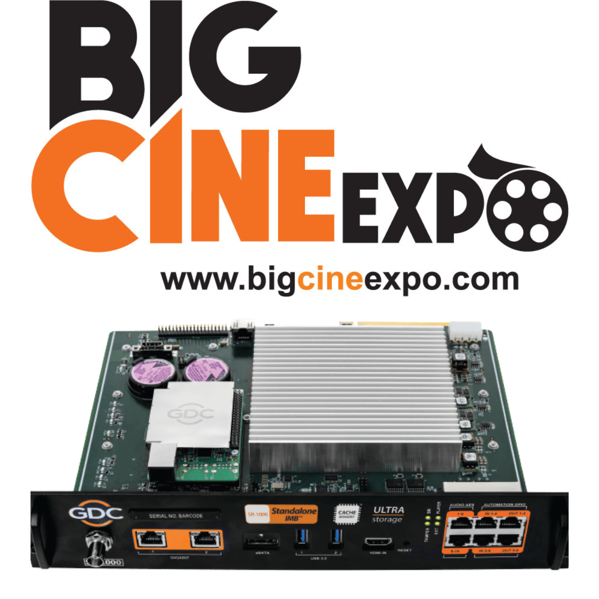 GDC Technology at Big Cine Expo 2022: Showcasing the Power of SR Series ...