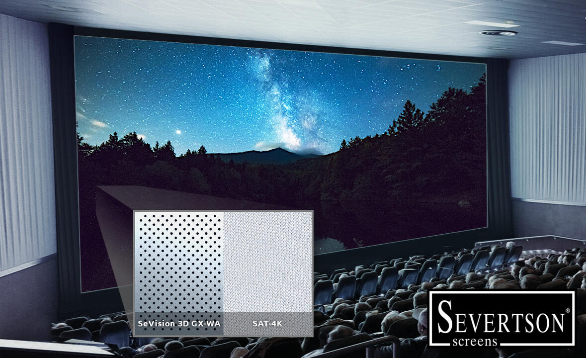 Severtson Exhibits Folded Cinema Projection Screens & NextGen Cinema ...