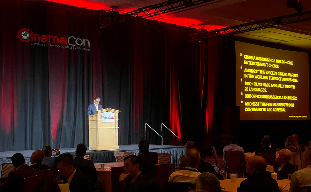 India Opens International Day at CinemaCon 2023 - Keynote by Ajay Bijli ...