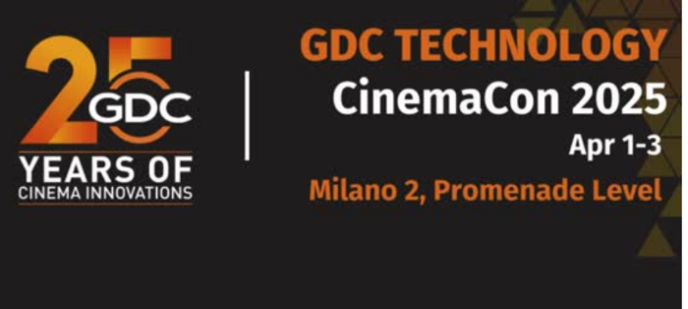 GDC Technology Celebrates Its 25th Anniversary at CinemaCon 2025 ...