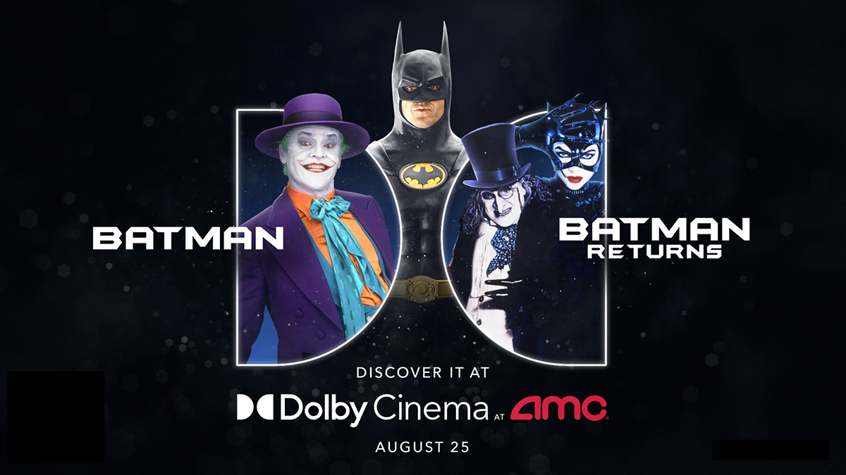The Bat is Back in Dolby as Tim Burton's "Batman" and "Batman Returns ...